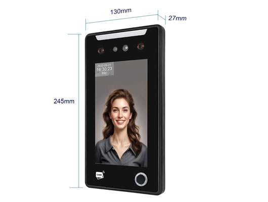 AI27F Dynamic Face Recognition Terminal, Biometric facial and ...