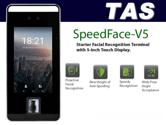 SPEEDFACE-V5 FACIAL RECOGNITION READER DEVICE, Facial reader, facial ...