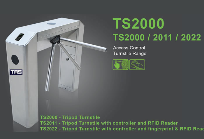 Access control TS2000 turnstiles Security access control
