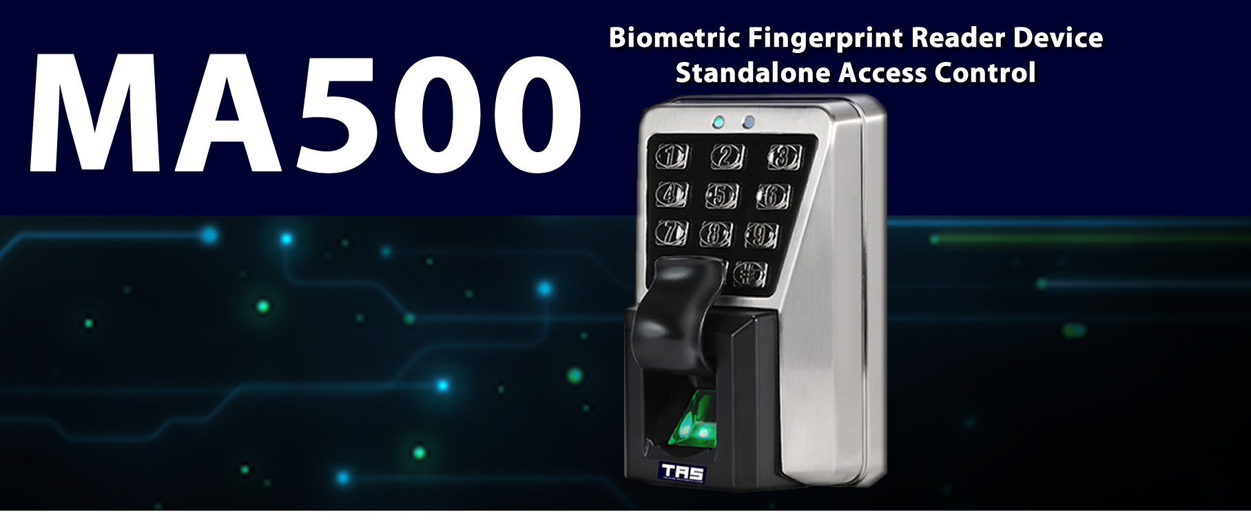 FINGERPRINT READER DEVICE, MA500 fingerprint reader, access control
