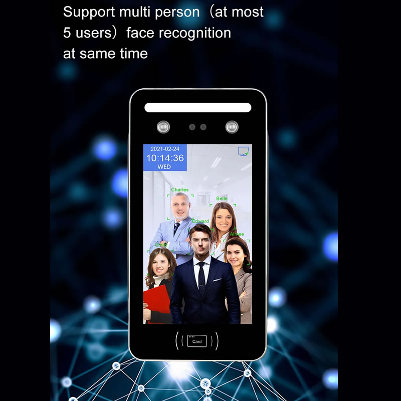 AI08 Dynamic Facial Recognition System Terminal, Biometric facial and ...