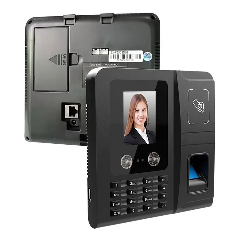 F650 Biometric Fingerprint Reader Facial Attendance Machine, Biometric ...